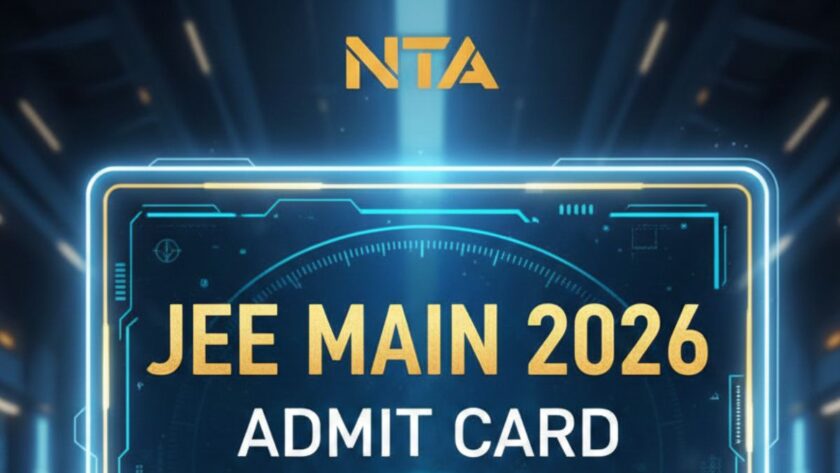 JEE Mains 2026 Admit Card to Be Released Soon Today on Official NTA ...